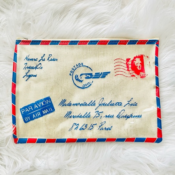 None | Bags | Par Avion Clear Travel Large Cosmetic Case | Poshmark